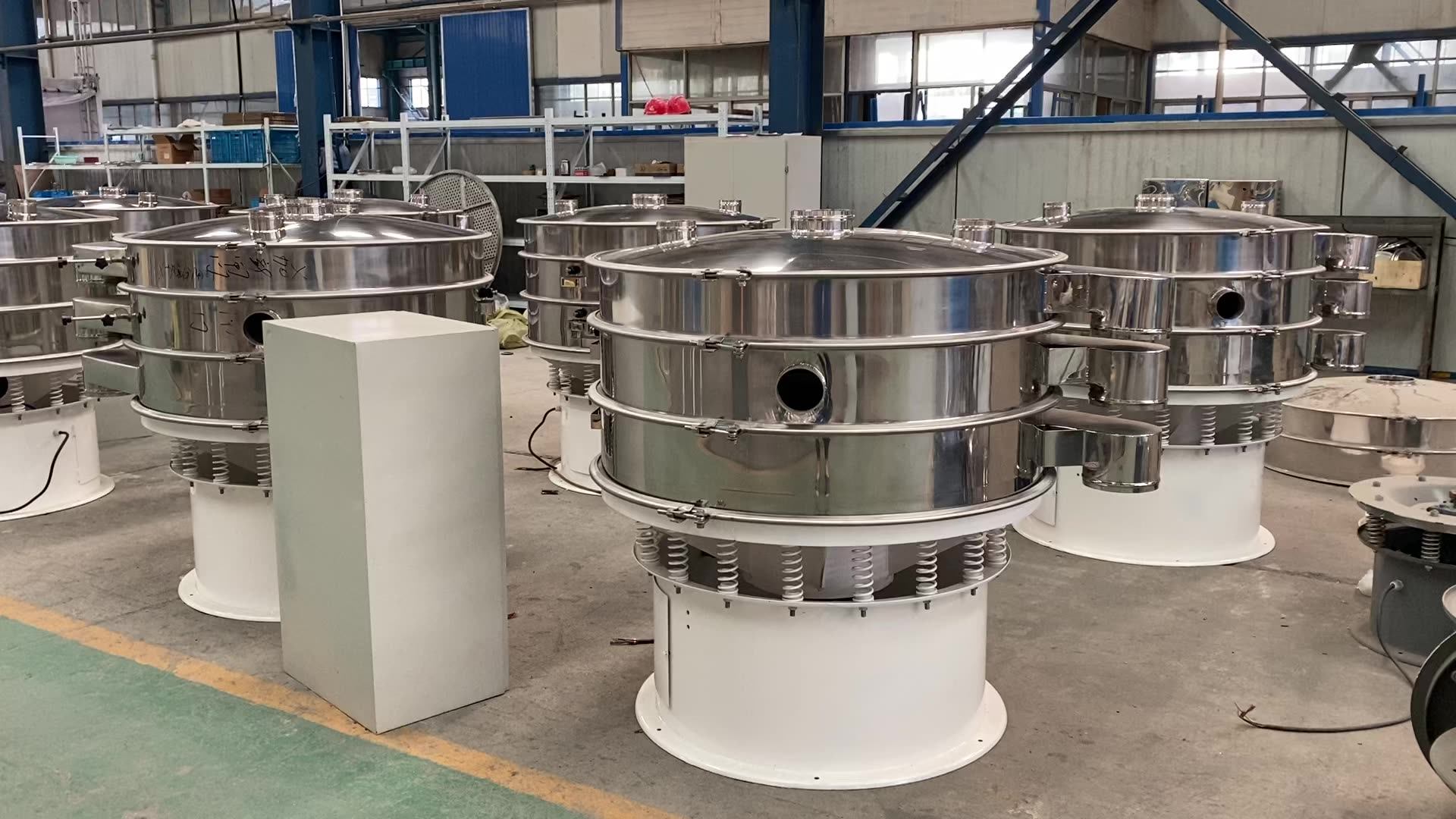 Rotary Electrical Vibro Screener Sieve Shaker Industrial Vibrating ...