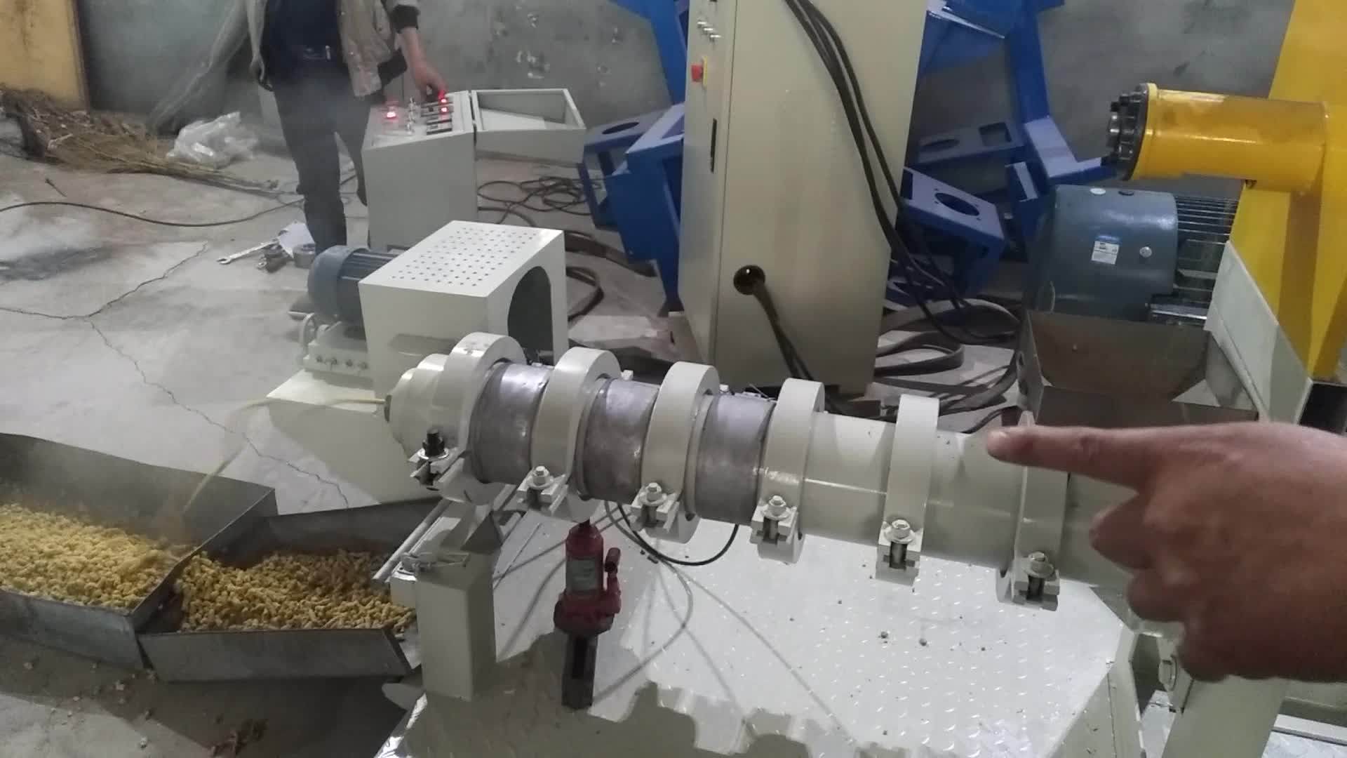 High Protein Soya Meal Extruder Full Fat Soybean Extruder Machinery ...