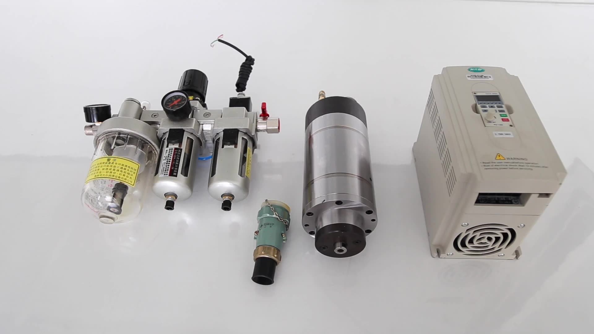 High Speed Grinding Spindle Motor 2.5kw 1000hz 60000 Rpm Water Cooled ...