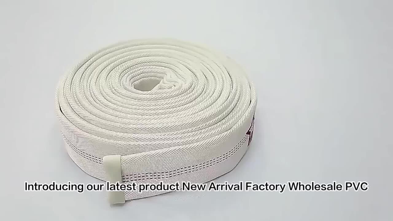 High Pressure Flexible Rubber Pvc Fire Hose Single Jacket Lay Flat ...