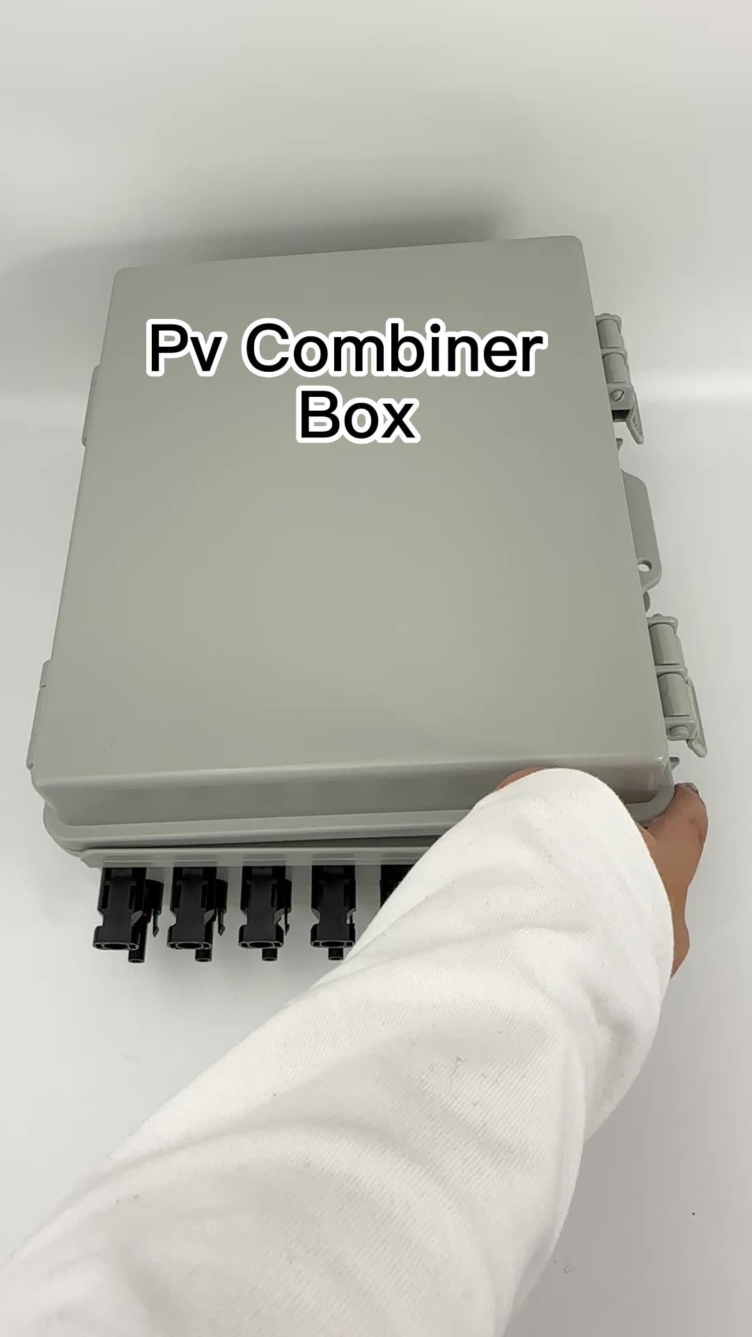 Dc Pv Combiner Box 6 In 1 Out 6 String 25a Solar Combiner Box 1000v ...