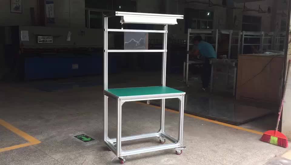 High Quality Aluminium Profile Electrical Workbench Assembly Working ...