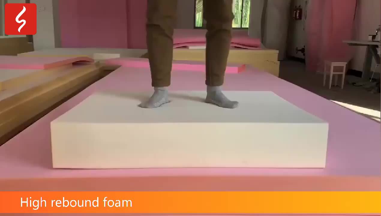 Healthy Organic Cotton Fabric Sleeping Sponge Mattress Jacquard ...