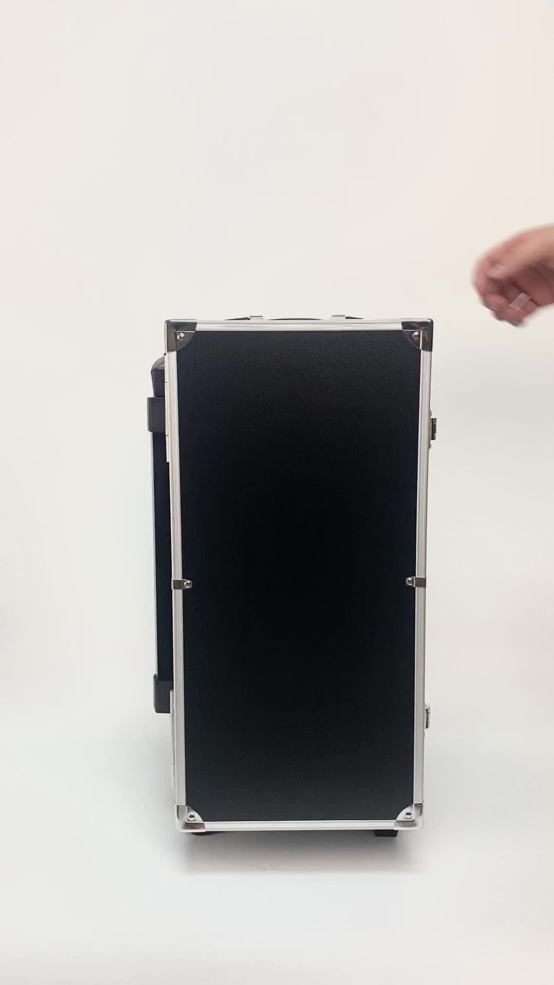 Rolling Jewelry Case With Trays Jewelry Trolley Case For Salesman With ...