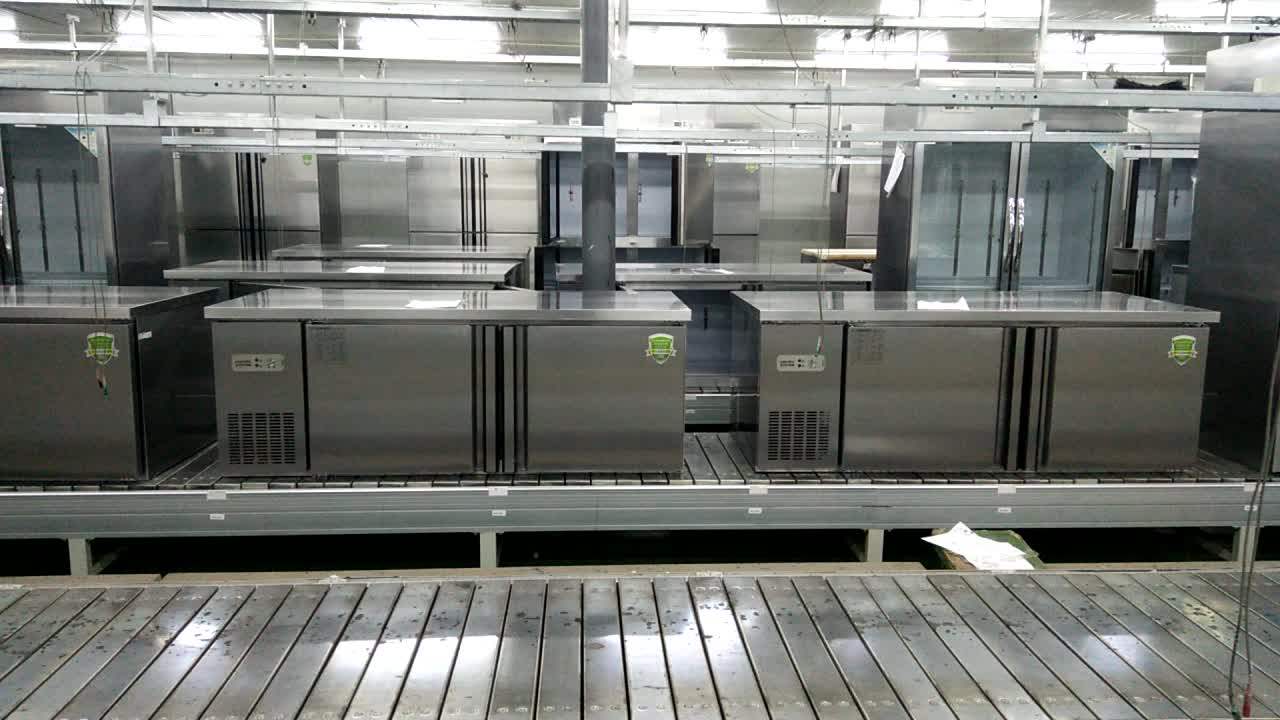 Stainless Steel Restaurant Kitchen Commercial Under Counter Fridge ...