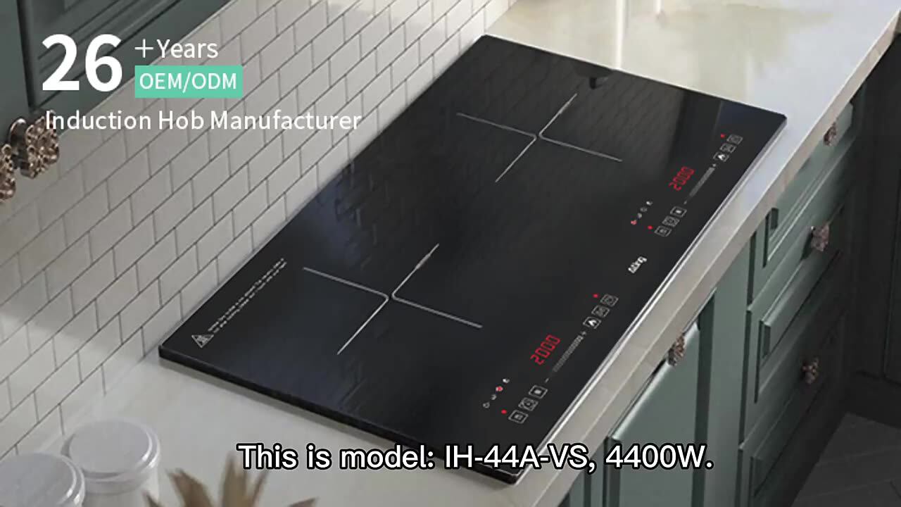 Double Induction Stove 4400w Built-in Electric Induction Hob 2 Burner ...