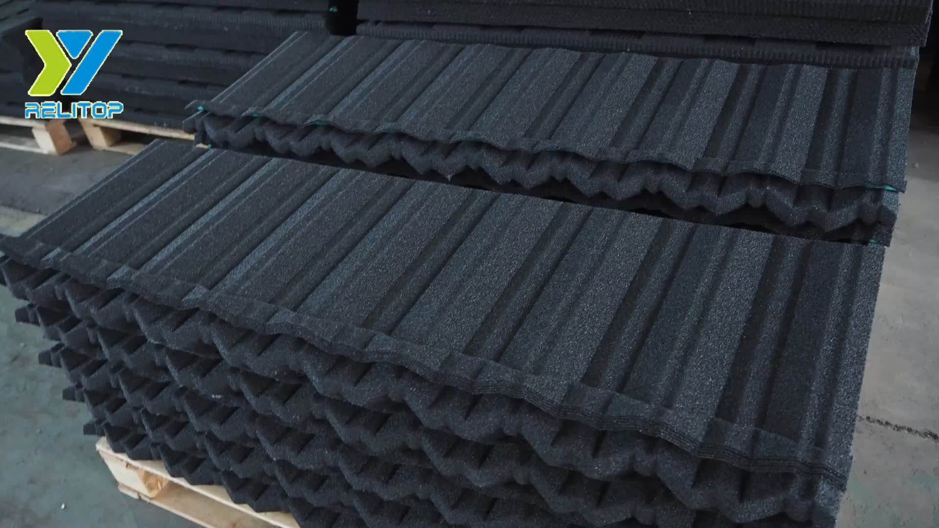 Colorful Stone Chip Coated Metal Roofing In Nigeria /zinc Aluminum ...