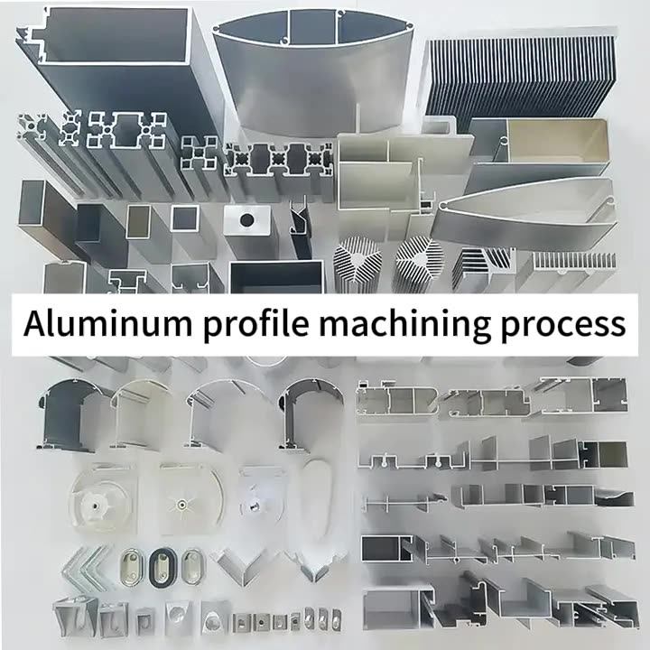 Vertical Powder Coating Aluminum Profile Structural Aluminium Alloy ...