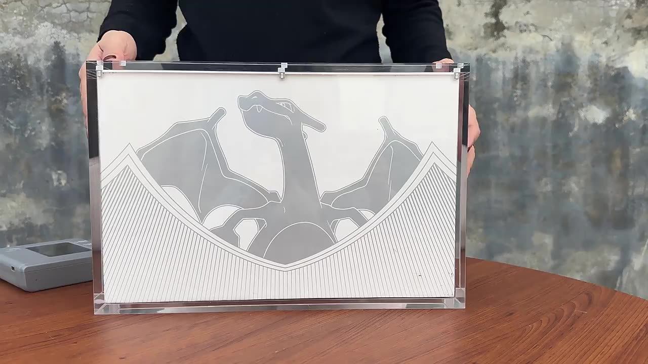 Tcg Custom Clear Pokemon Charizard Ultra Premium Collection Acrylic ...