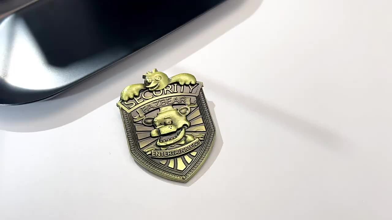 Fnaf Security Guard Badge Freddy Fazbear's Night Guard In Fnaf Costume ...