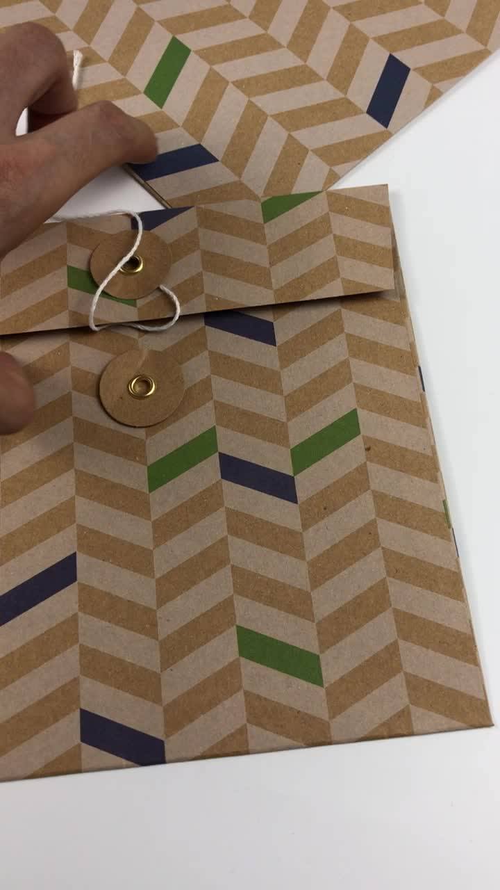 Custom A4 A5 A6 Size Colorful Printed Recycled Brown Kraft Paper Button ...