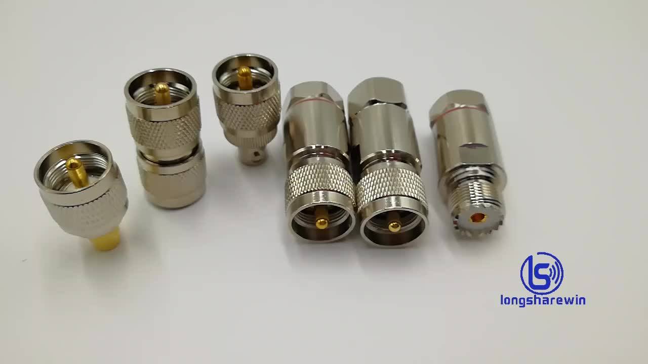 Uhf Male Plug Rf Coaxial Ldf4 1/2 Cable Clamp Rf Coaxial Cable ...