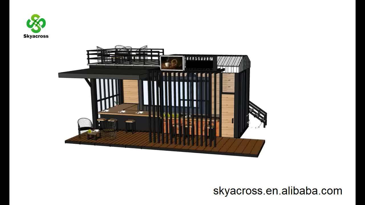 Two-story Pop-up Container Coffee Restaurant Bar Cafe Kiosk,Booth Use ...