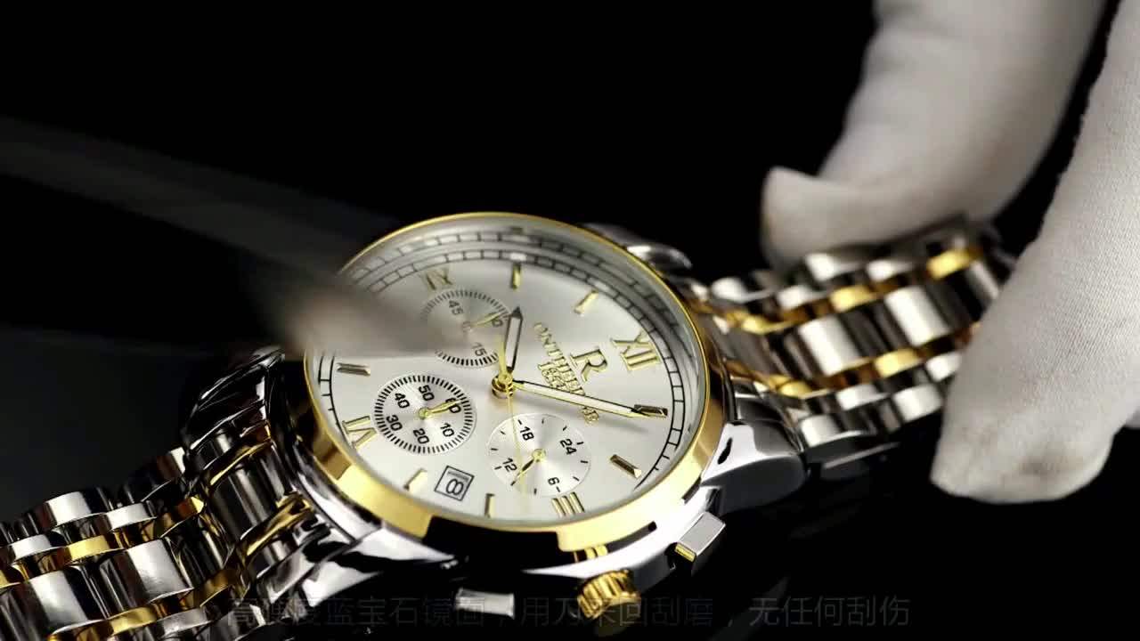 Stainless Steel Luxury Waterproof Quartz Oem Brand Hands Wristwatches ...