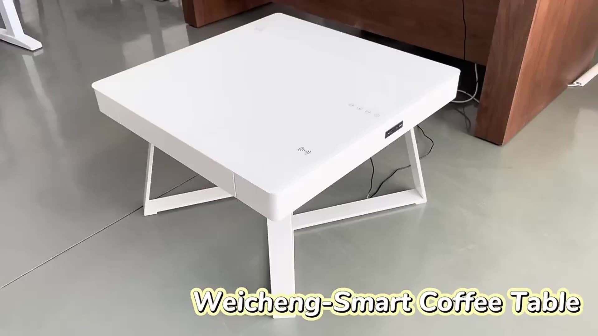 Living Room Smart Coffee Tables Modern Tea Coffee Table With Speaker ...