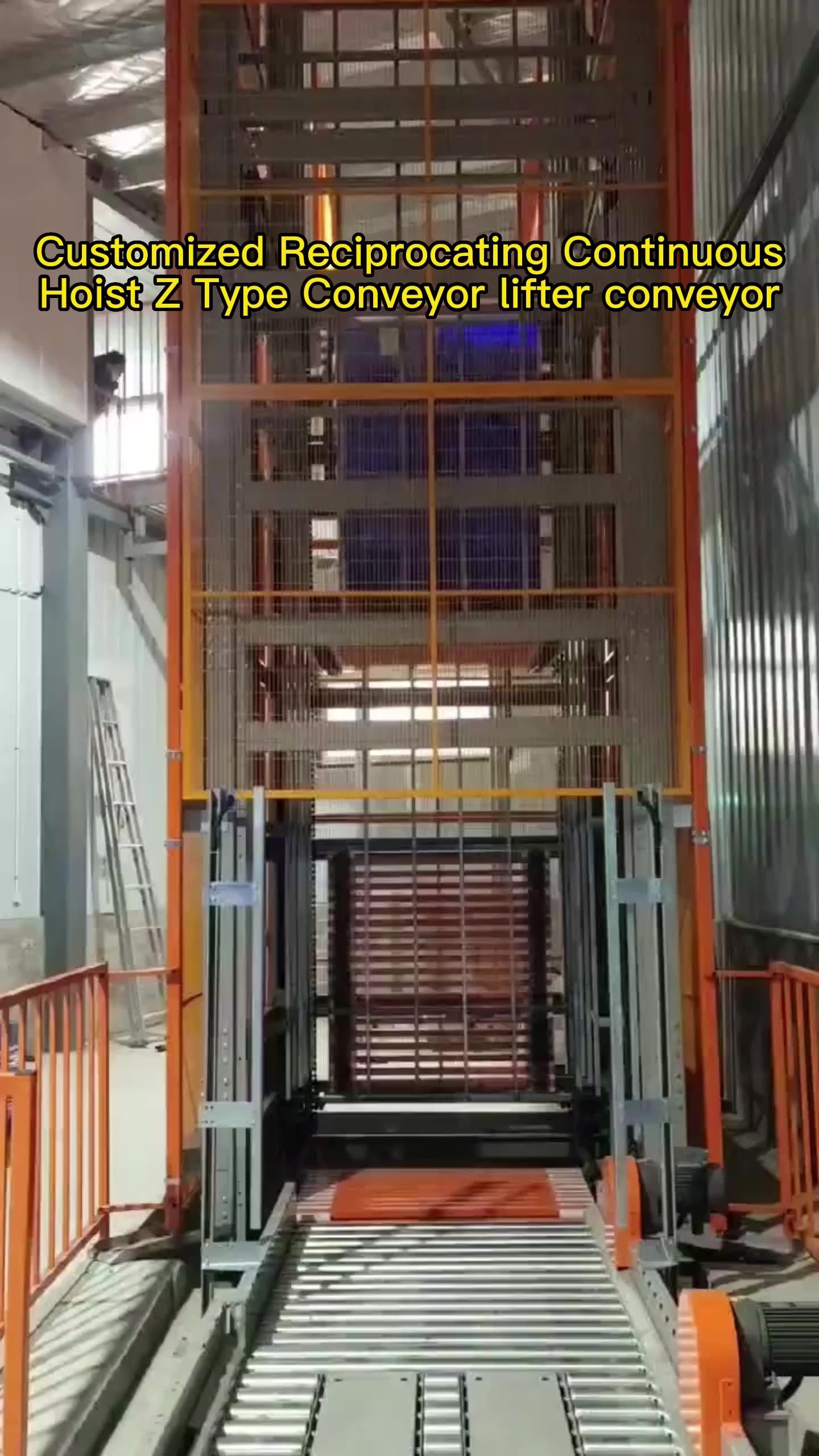 Cvc Automatic Carton Continuous Vertical Lifting Elevator Conveyor ...