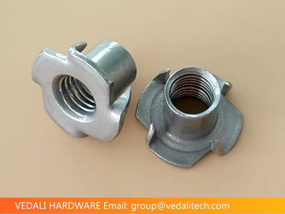 M8 Stainless Steel T Nuts For Wood Insert A2-70 - Buy T Nuts,Tee Nuts ...