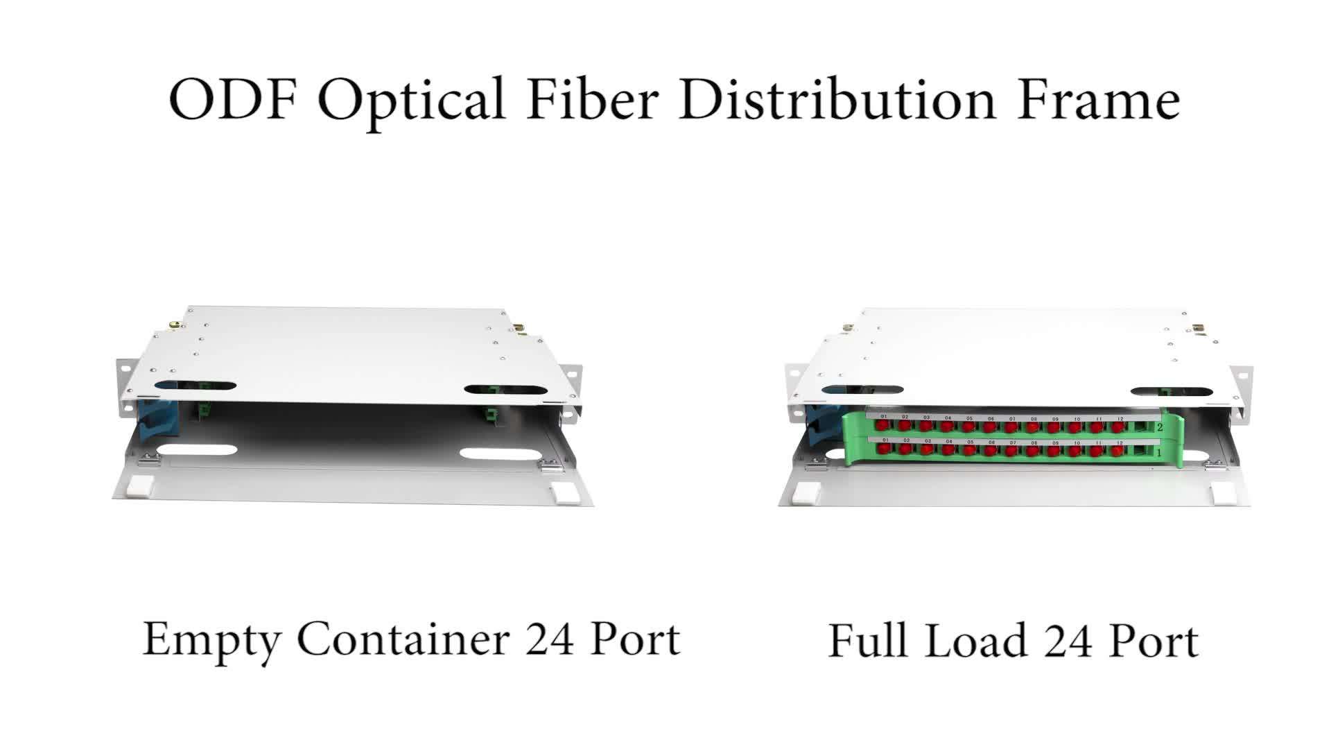 48 Core Rack Mount Odf Oem 48 Port Fiber Optical Distribution Frame Odf ...
