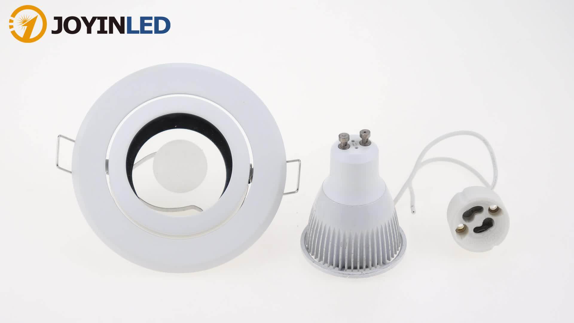 Zinc Alloy Spot Lamp Fitting Ring 50mm Bulb Halogen Light Fixtures Led ...