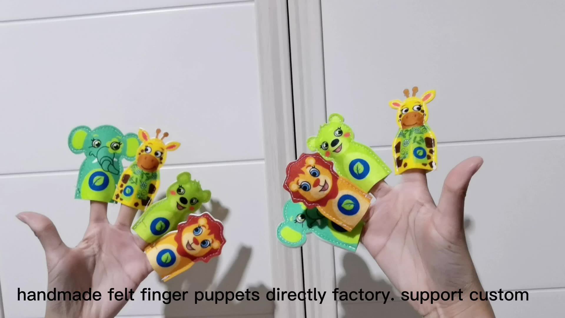 Kids Cosplay Performance Finger Puppets Toys Telling Story Hand Puppets ...