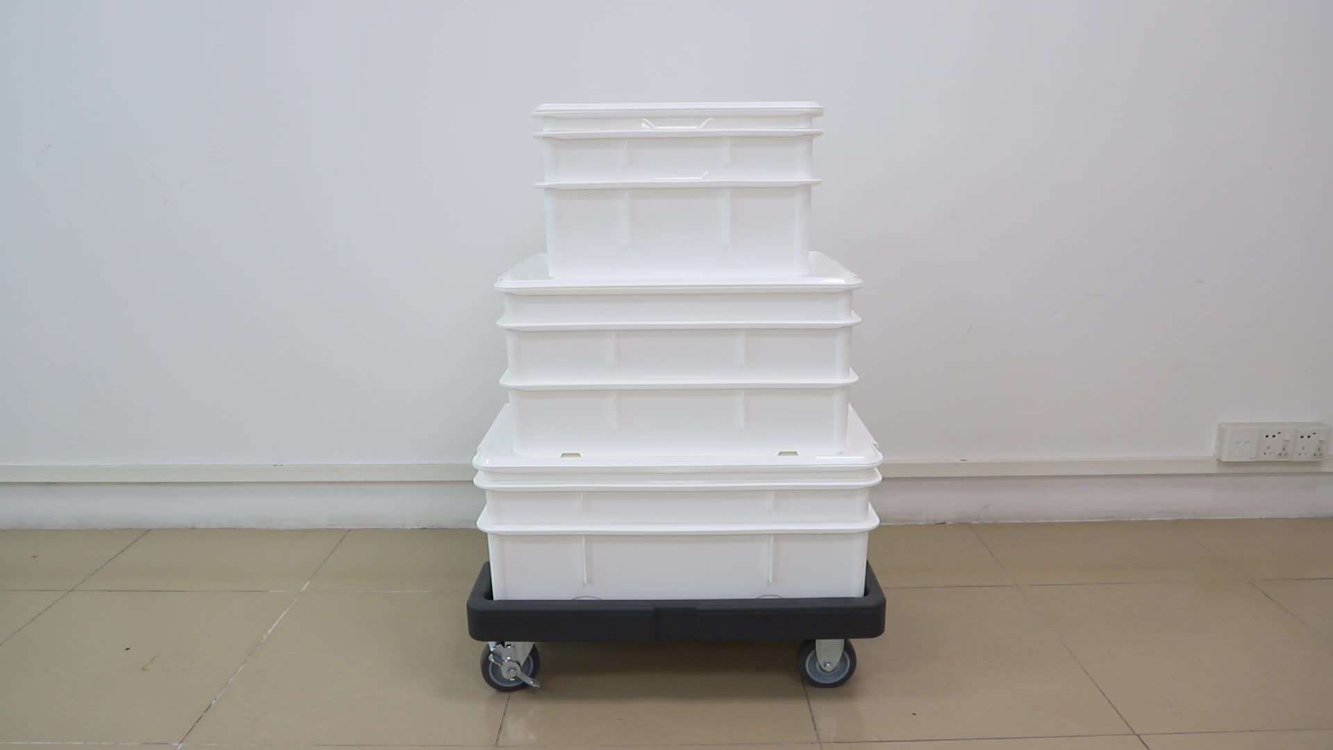 Plastic Polypropylene Bakery Pizza Trays Bread Case Transport Proofing ...