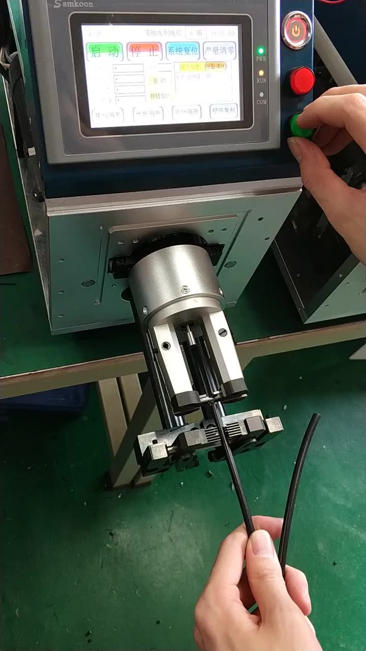 Computer Coax Cable Stripper Machine And Semi-rigid Cable Stripping ...