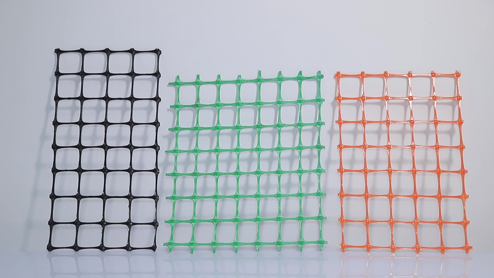 Color Pp Polypropylene Plastic Biaxial Mesh Geo Grid Plastic Mesh Grid ...