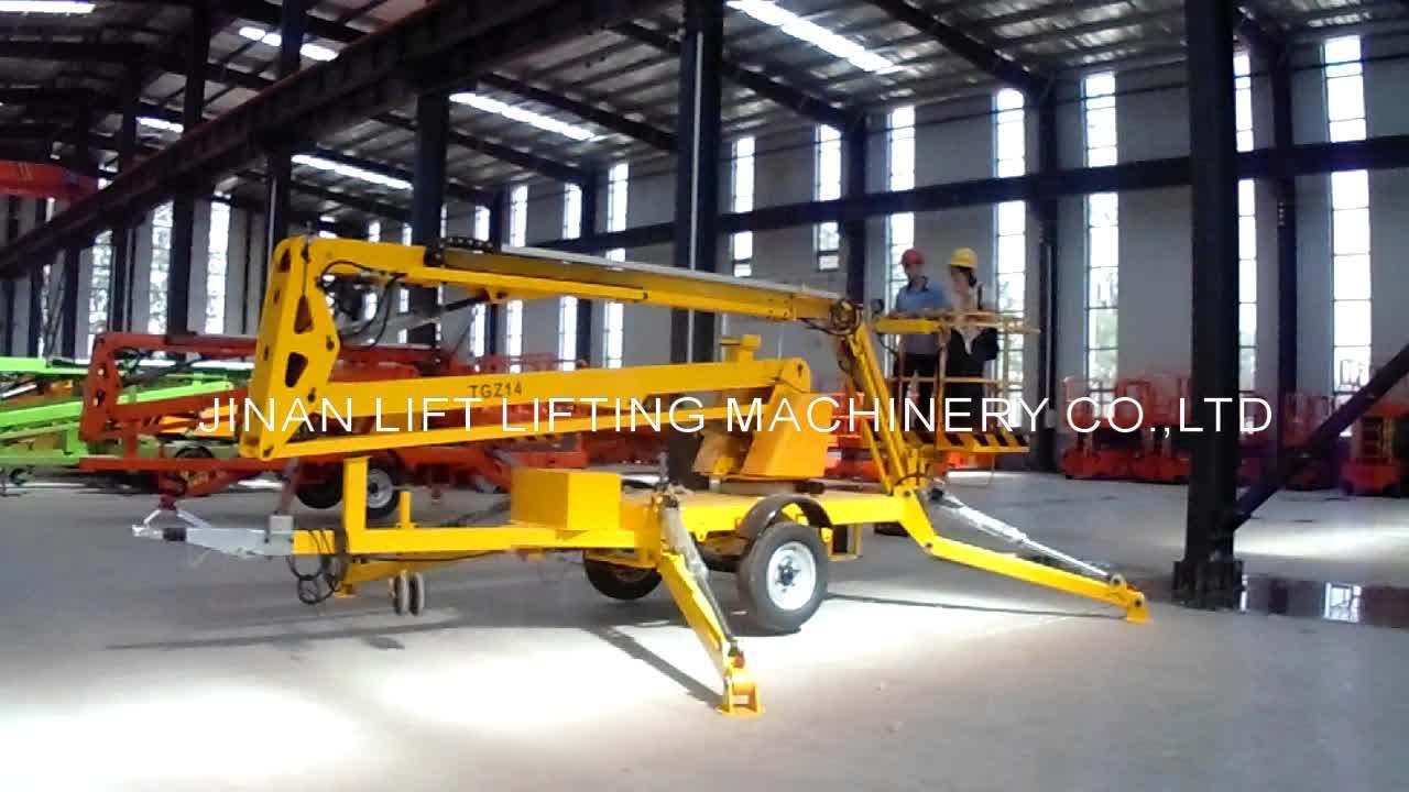 Hot Selling 12m Telescopic Cherry Picker Small Articulating Genie Boom ...
