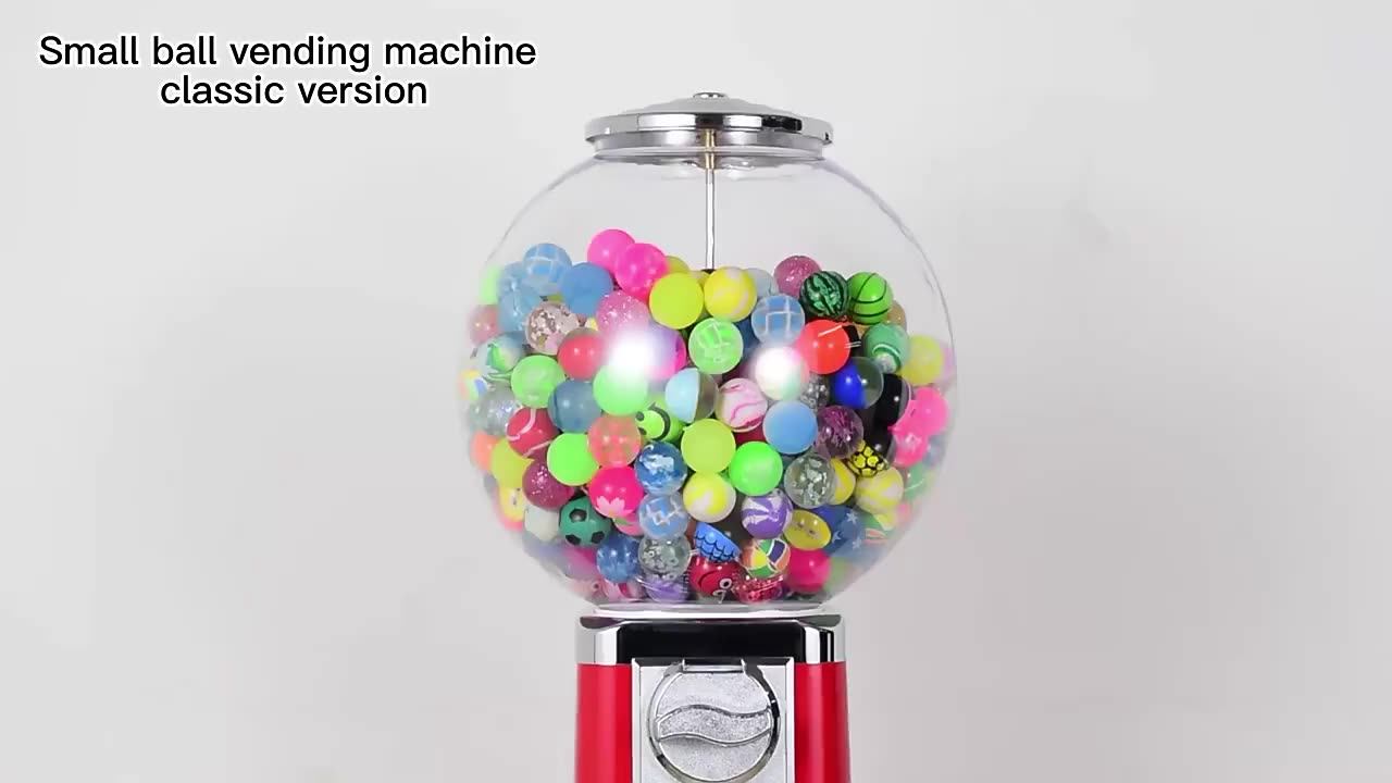 Custom Capsule Gumball Vending Machine Candy Dispenser Kids Bouncy Ball ...