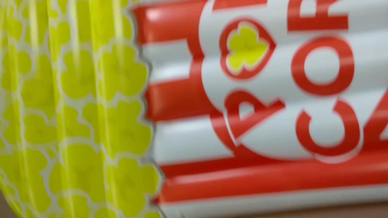 Customized Pvc Inflatable Popcorn Pool Float Toys For Adults And ...