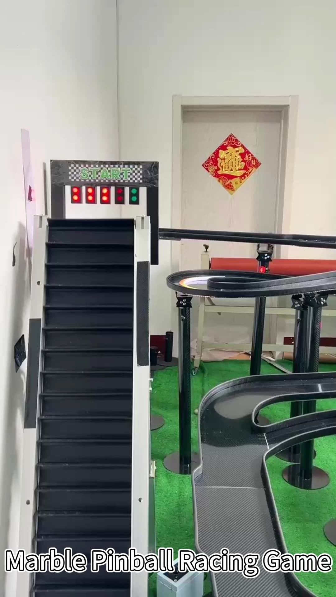 Custom Fubeca Marble Pinball Maze Rally Tray Run Billiards Track League ...