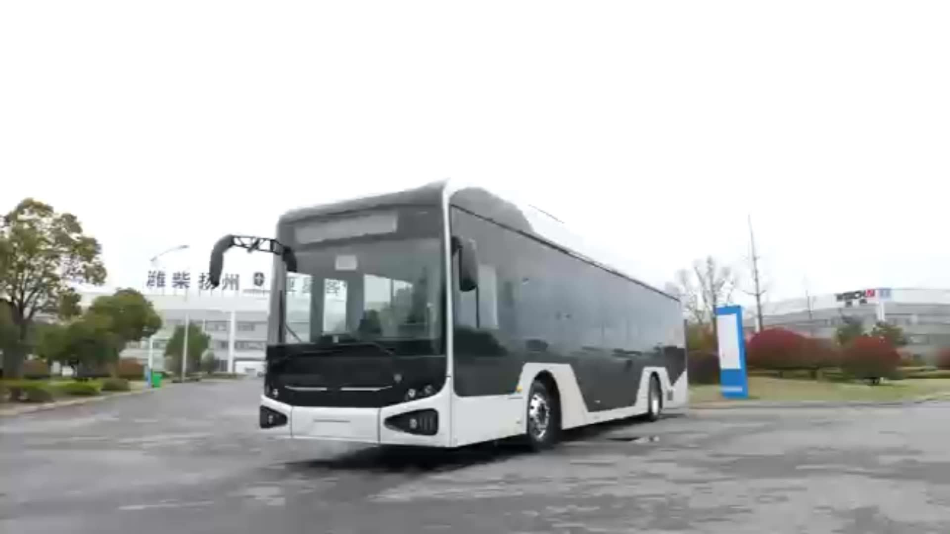 12m Electric Bus Urban Transport City Bus 200km Mileage Optional 32 ...