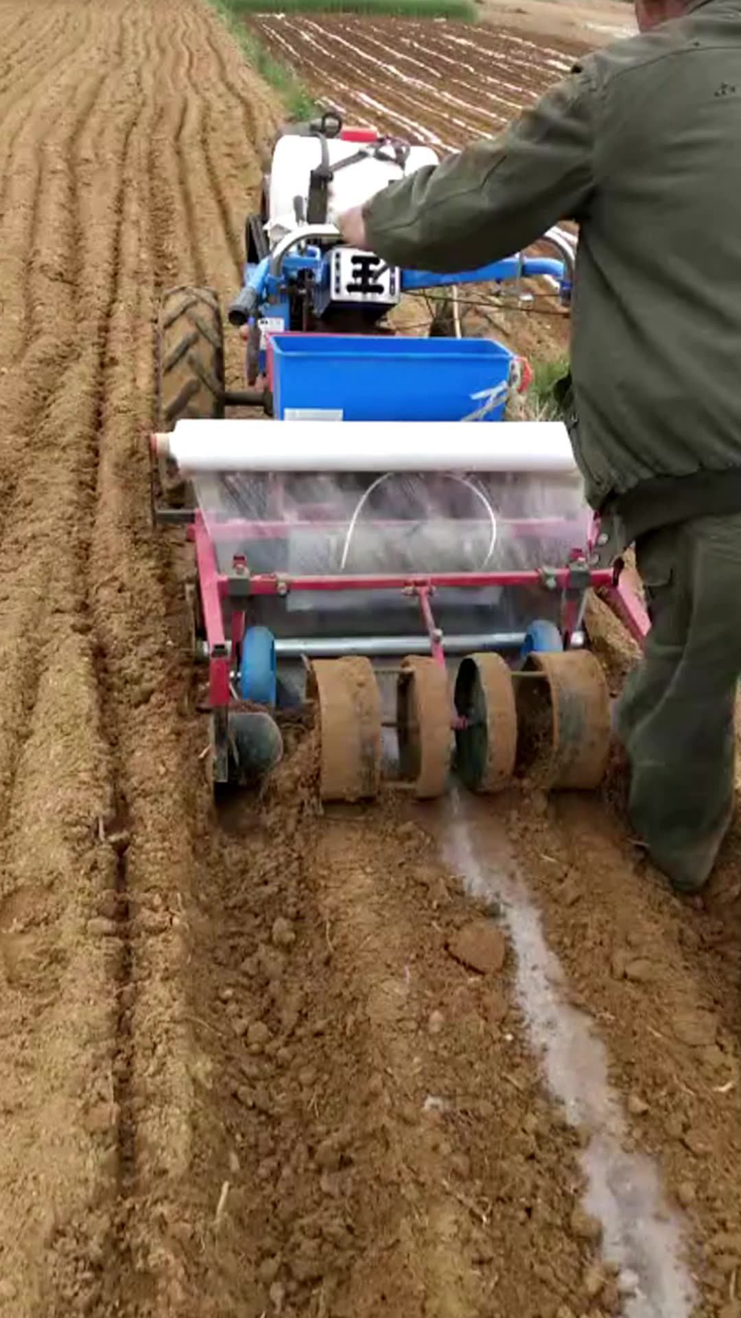 Hand Walking Self Propelled Rice Reaper Machine 6 Hp Gasoline Engine ...