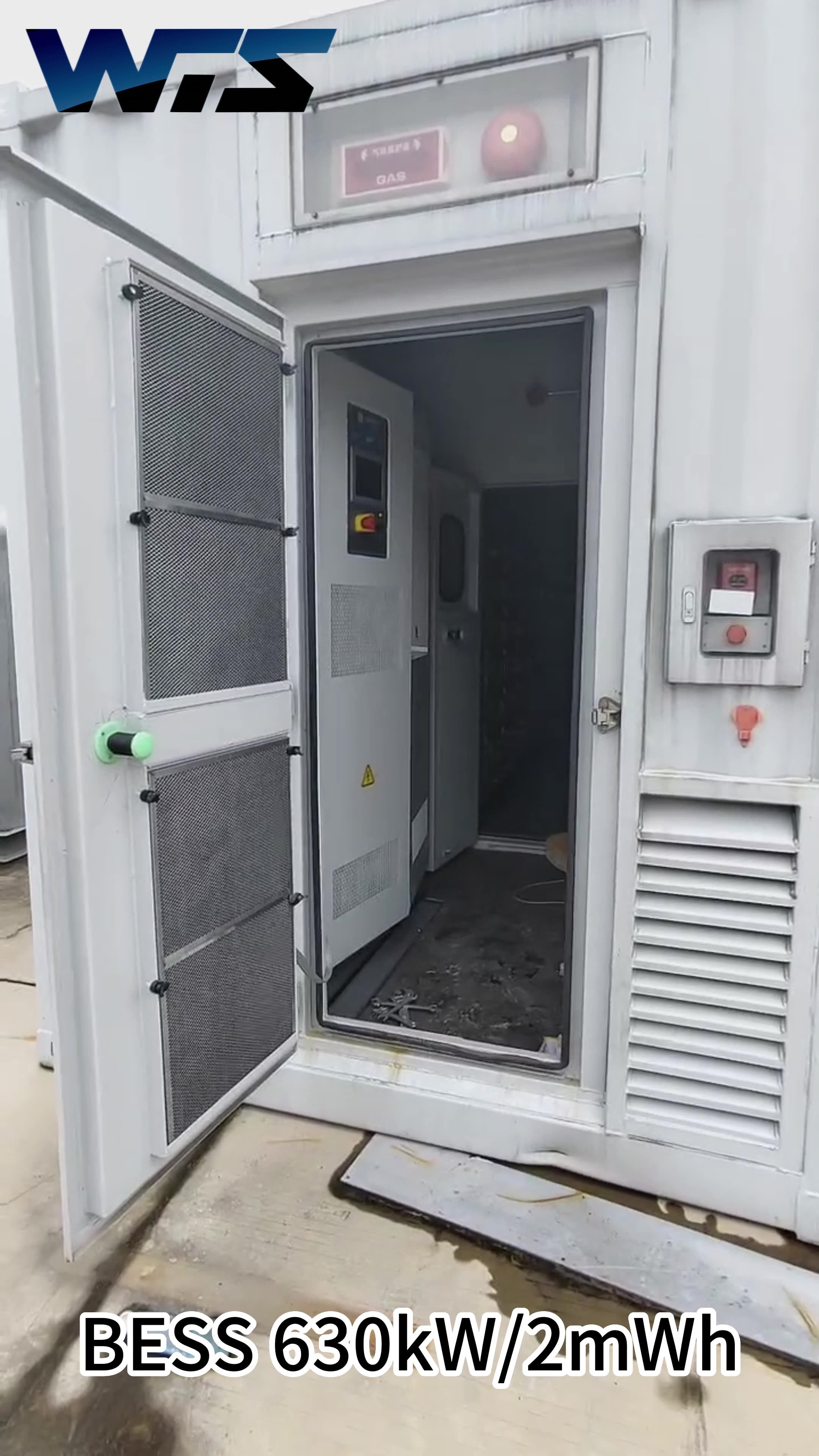 Container System Lifep04 Battery Hybrid Grid Mirco Grid Ess Bess ...