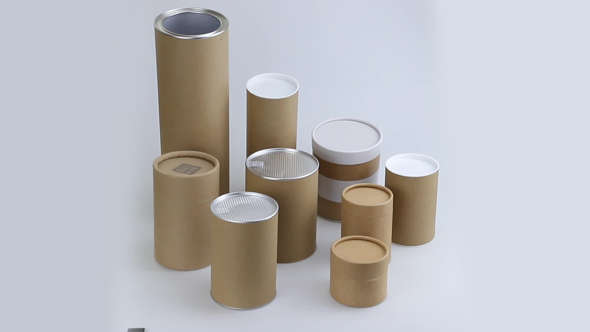 2022 Customized Airtight Food Grade Cocoa Powder Paper Tube Packaging ...