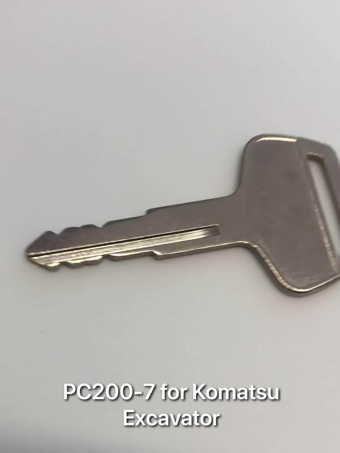 Construction Machinery Parts Ignition Key Fits Komatsu Excavator Pc200 ...