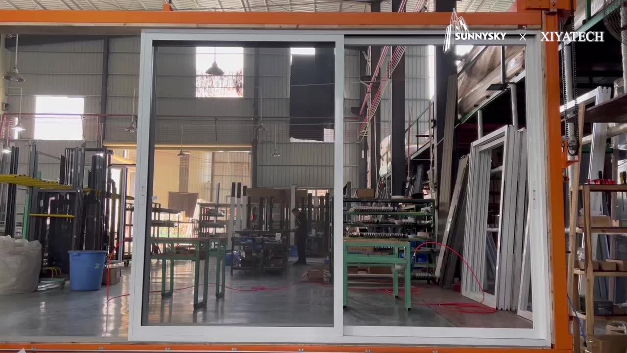 Sliding Glass Office Reception French Windows - Buy French Sliding ...