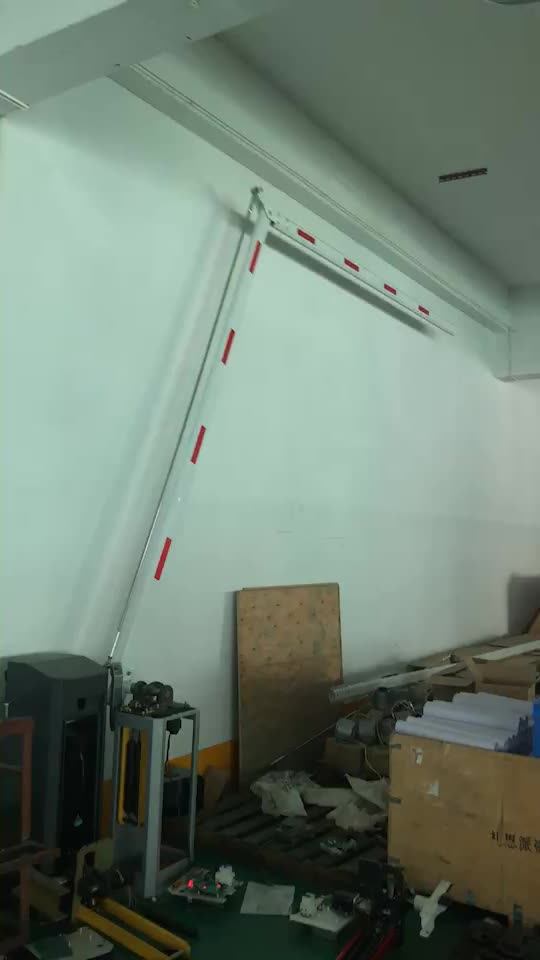 180 Degrees Folding Arm Barrier Gate Led Light Automatically Close ...