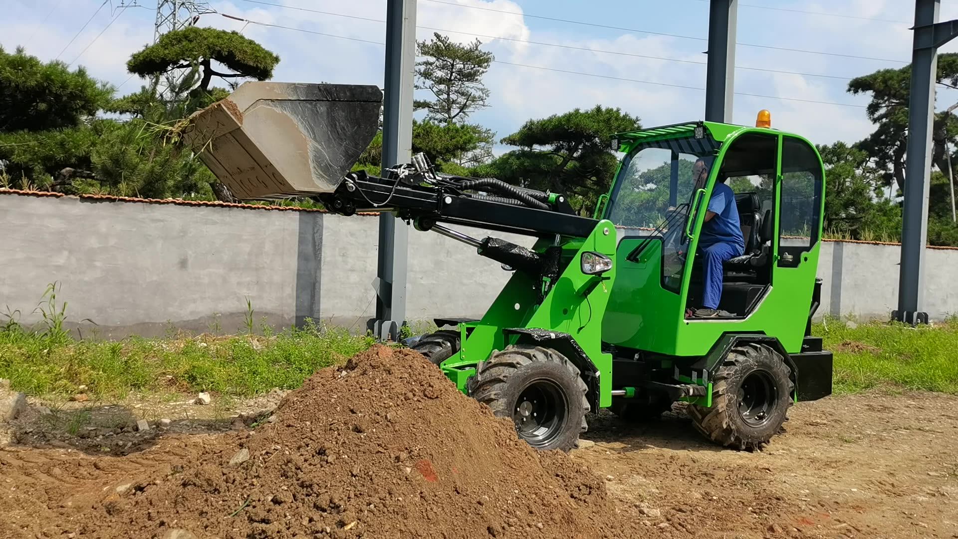 Multi Purpose 4 In 1 Bucket For Wheel Skid Steer Loader And Telehandler ...