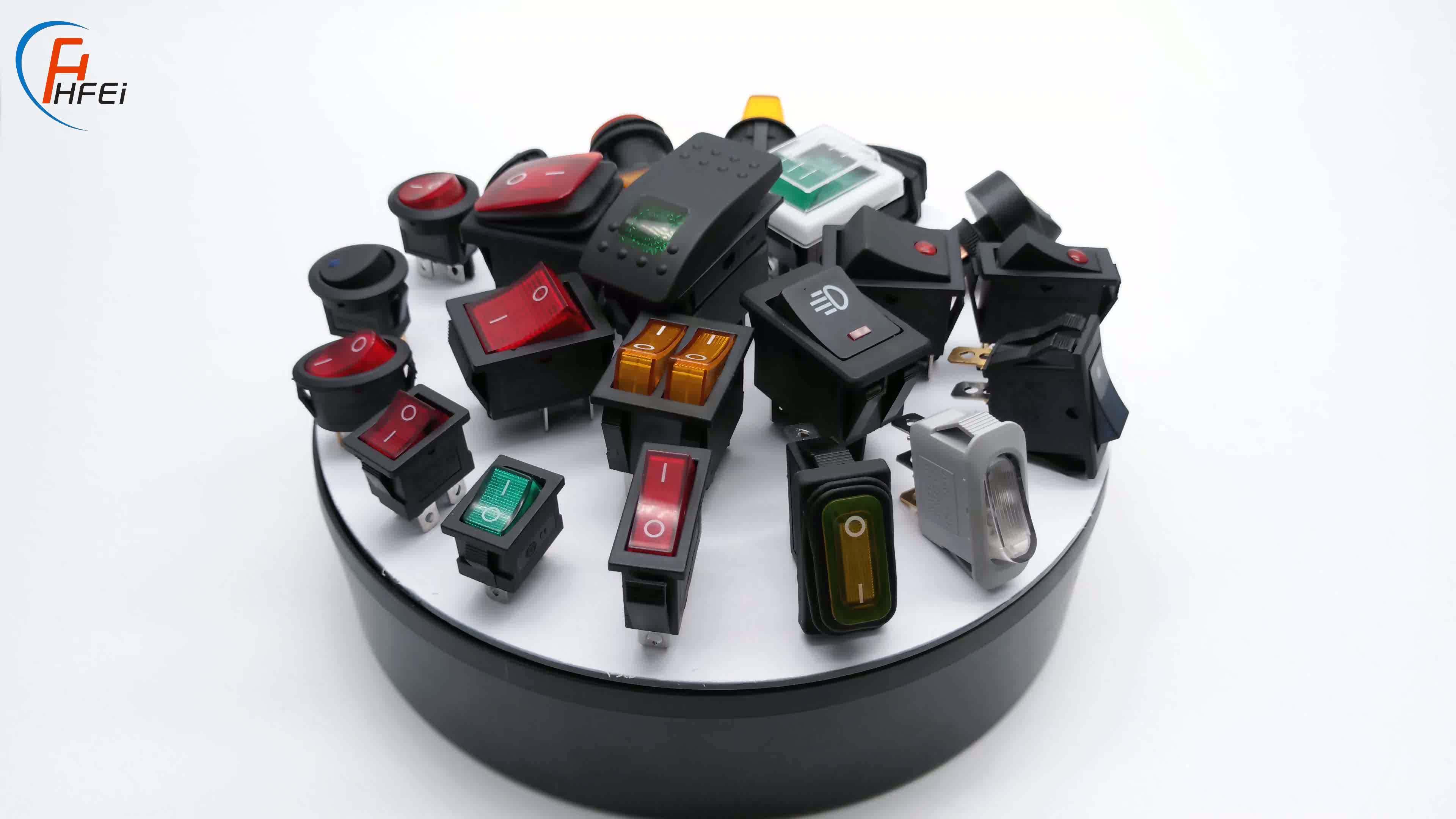 T120/55 Kcd1-104 Led Lamp Illuminated Rocker Switch Carling Toggle ...