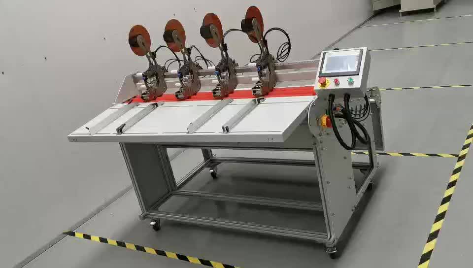Semi Automatic Double Side Tape Applicator Tape Allication Machine ...