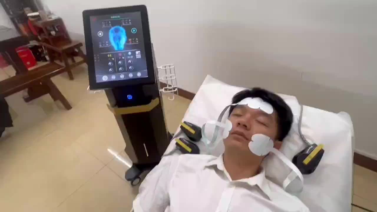 3 Handles Vertical Em Rf Ems Face Lifting Machine Emrf Facial Muscle ...