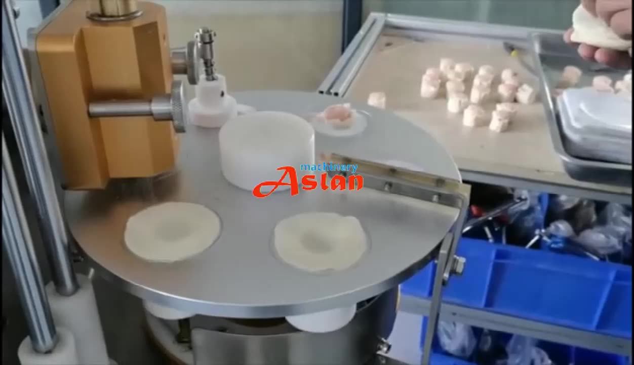 Fresh Meat Siomai Making Machine Rotating Filling And Shaping Siomai ...