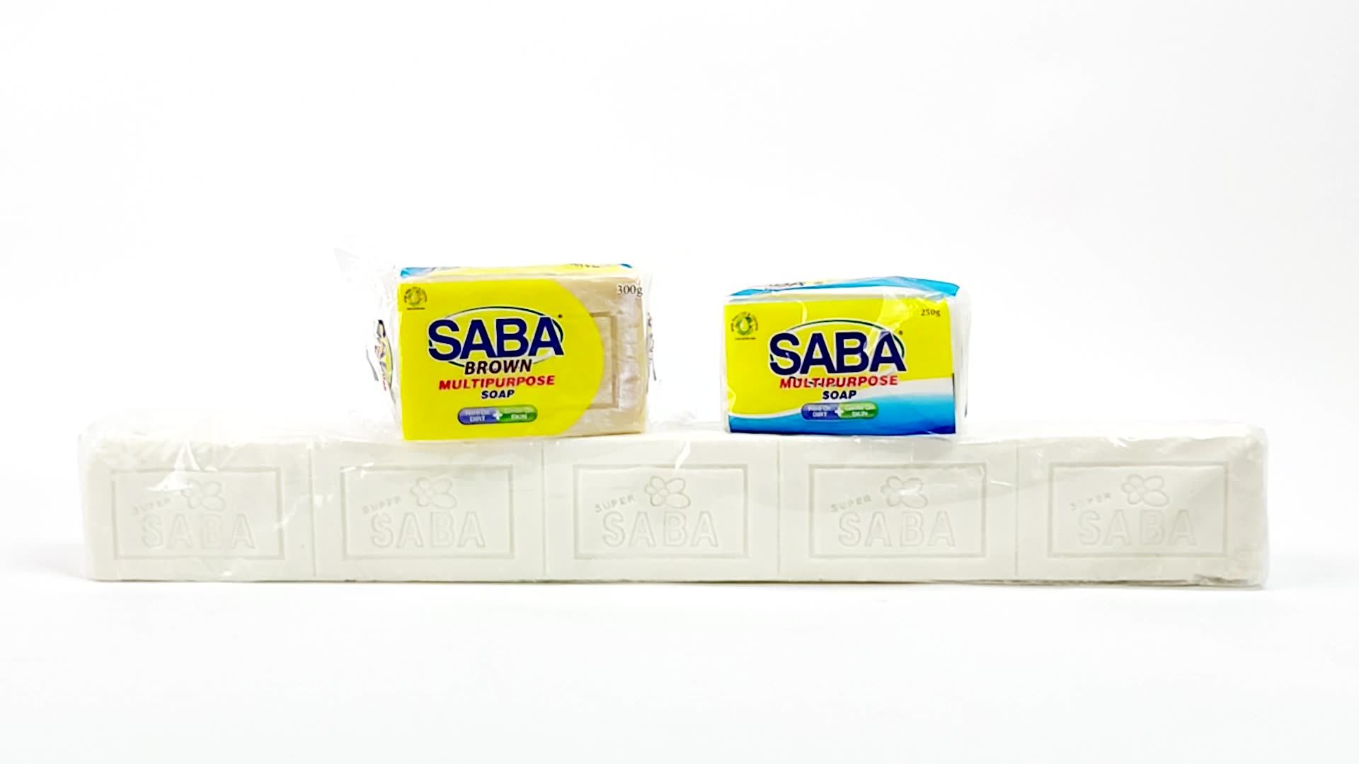 Saba Super Multi Purpose Natural Soap Bar For Toilet / Bath / Laundry ...