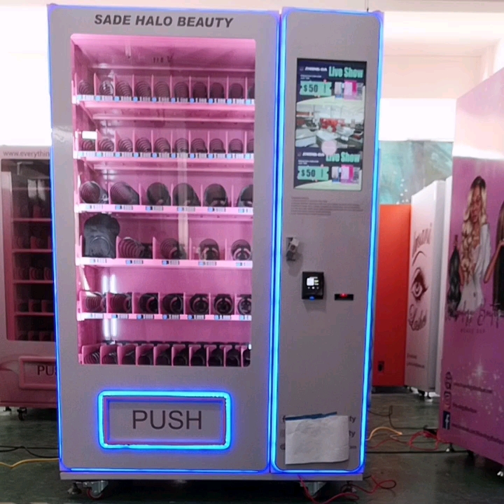 Smart 24 Hours Self-service Automatic Custom Hair Vend Machine ...