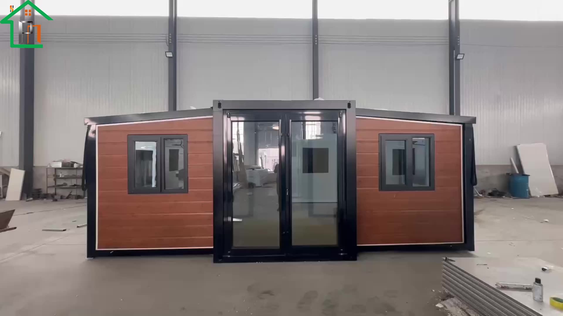 Folding House Expandable Modular Home 20ft 30ft 40ft Prefab House Expandable Container For House ...