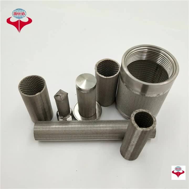 Cylinder Tubes 5 Micron Sieve 2 Micron Ss304 Screen Stainless Steel ...