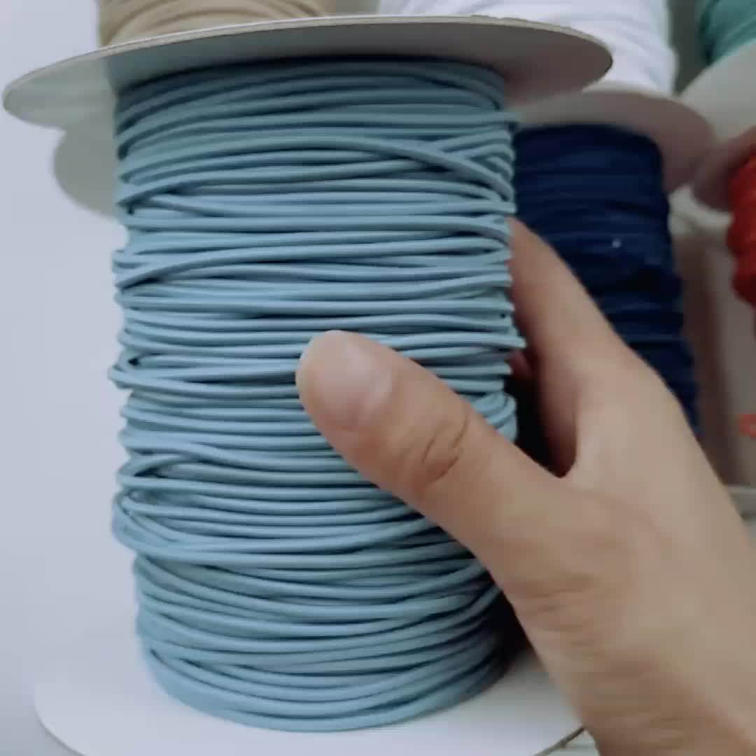 High Flexibility Draw Cord Elastic Cord Printed Stretch Cord Draw - Buy ...