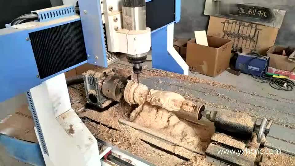 220v Single Phase China Cnc Router Kit Machine 6090 4 Axis Cnc Router ...