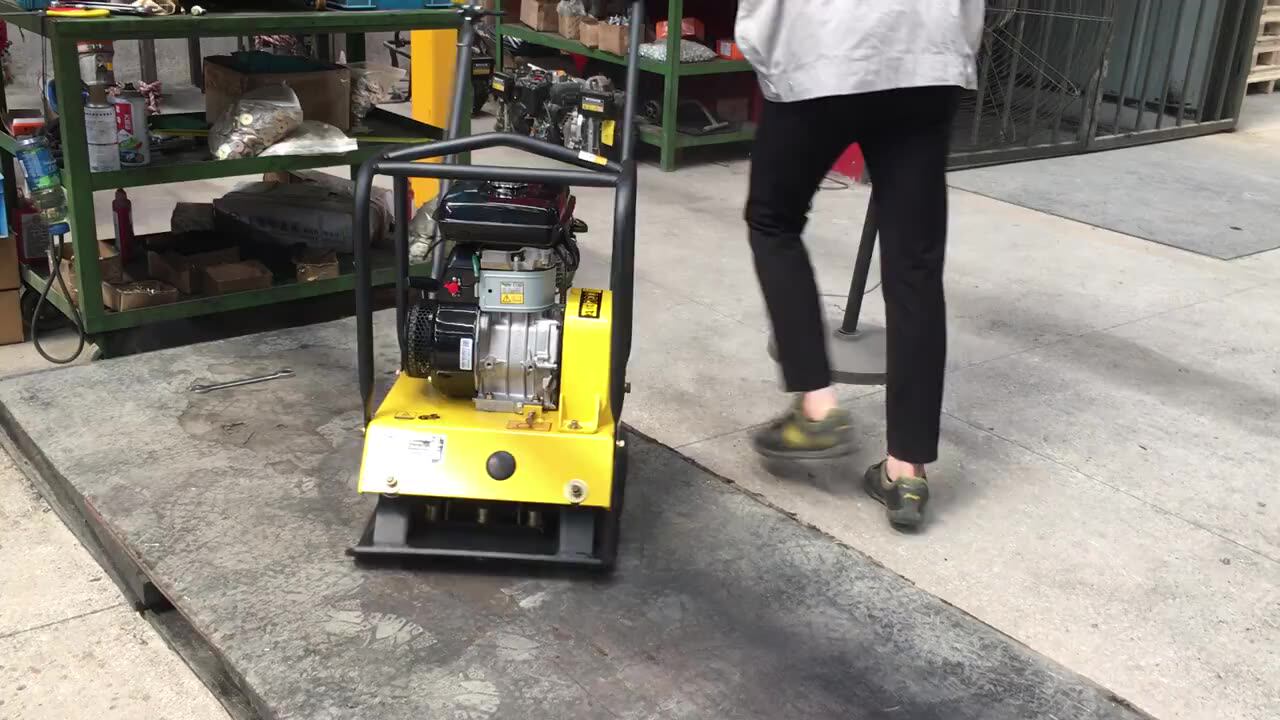 C120 Plat Pemadat Peralatan Mesin Vibrator Konstruksi Bensin Jumping ...